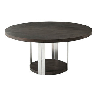 Modern Round Dining Table - Rustic - Dining Tables - by English ...