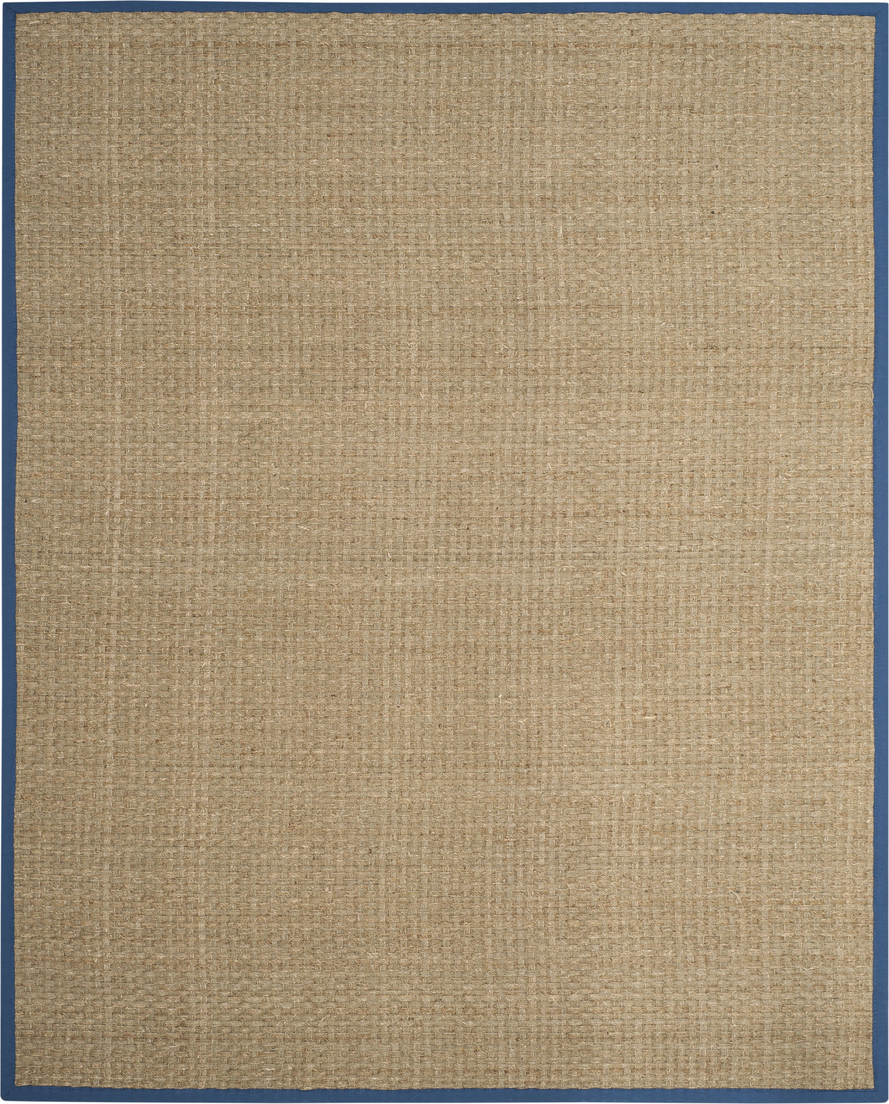Safavieh Natural Fiber Nf114T Rug, Natural/Navy, 3'0" x 5'0" - Beach ...