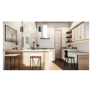 Nice Dreams - Modern - Kitchen - Houston - by Steven Allen Designs, LLC ...