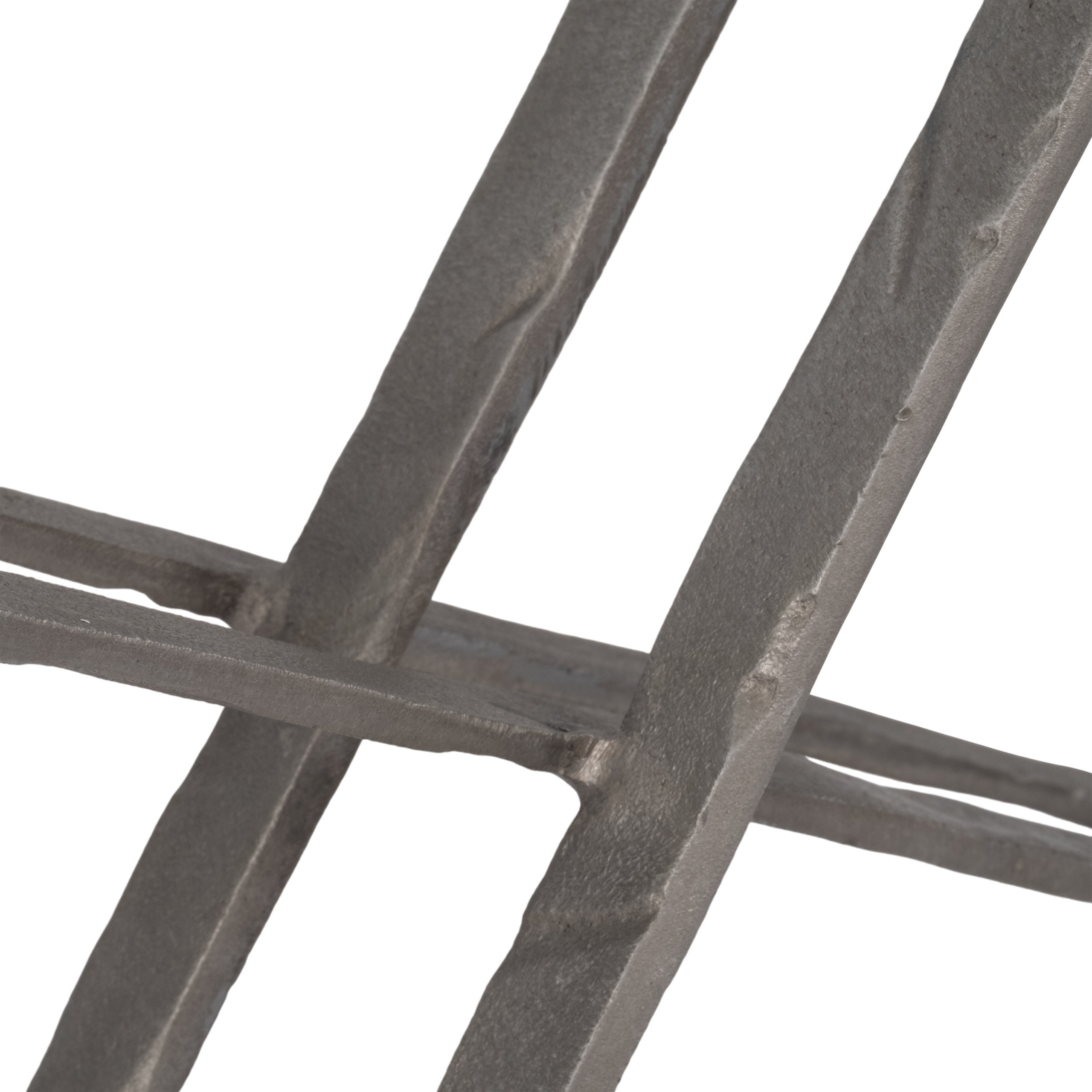 12" Metal Abstract Sculpture, Gunmetal - Contemporary - Decorative ...
