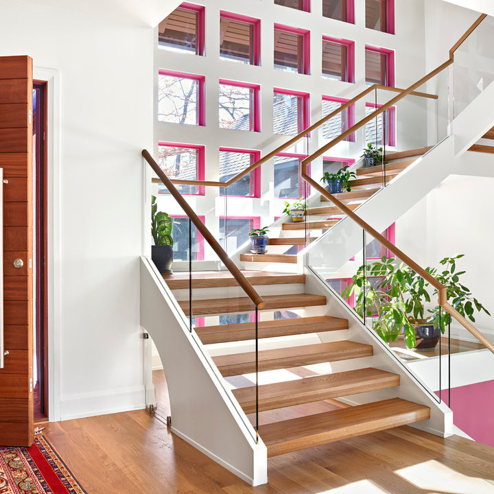 75 Red Staircase Ideas You'll Love - May, 2026 | Houzz