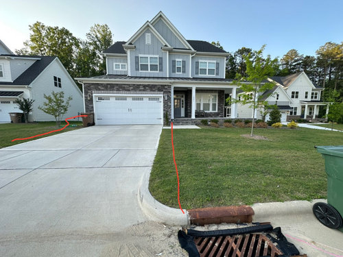 need advice front yard project: add walkway & expand driveway