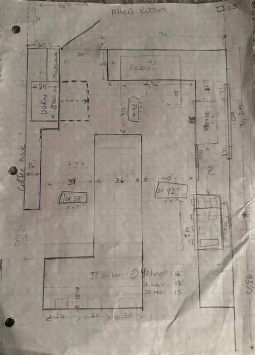 Kitchen Layout help