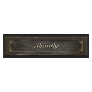 Absinthe Framed Sign - Traditional - Novelty Signs - by Art District 9 ...