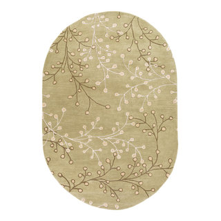 Athena Area Rug, 6' x 9' Oval - Contemporary - Area Rugs - by GwG ...