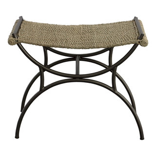 Playa Seagrass Small Bench - Beach Style - Accent And Storage Benches ...