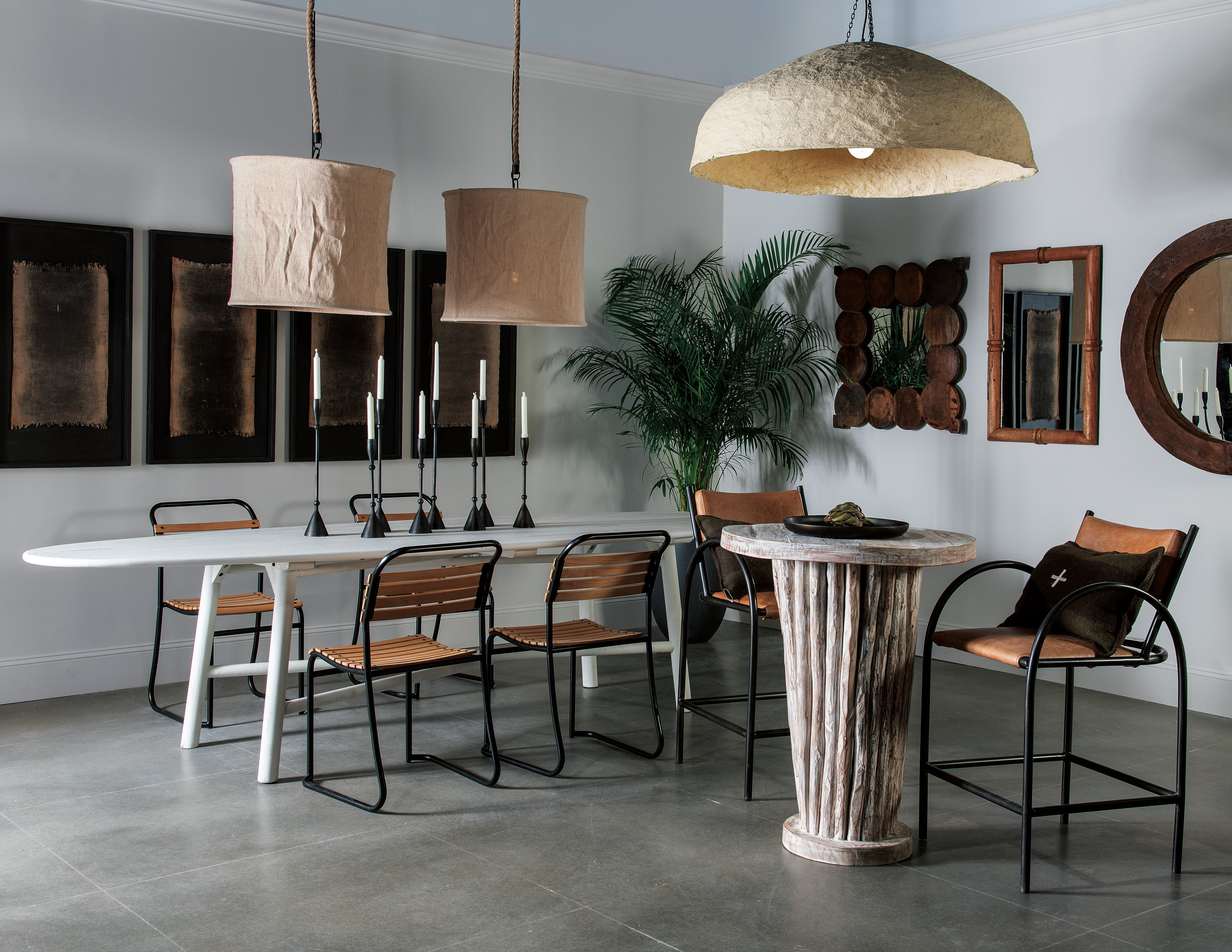 Surf Solid Wood Rectangle Dining Table - Midcentury - Dining Tables ...