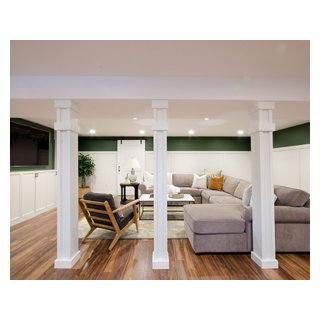 Family Friendly Basement - Basement - New York - by Raymour & Flanigan ...