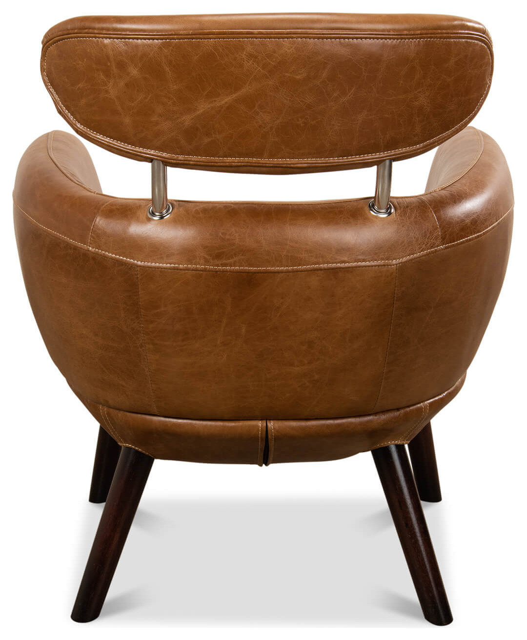 Mid Century Leather Armchair - Midcentury - Armchairs And Accent Chairs ...