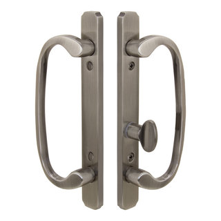 Embassy Brass Sliding Door Active Trim Handle Set, Non-Keyed, 1-3/4 ...