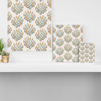 Iveta Abolina Peach Meadow Art Canvas, 8"x10", 16"x20" - Contemporary ...