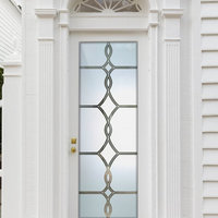 Front Doors - Diamond Beads Frosted Glass Design - 30" x 80 ...
