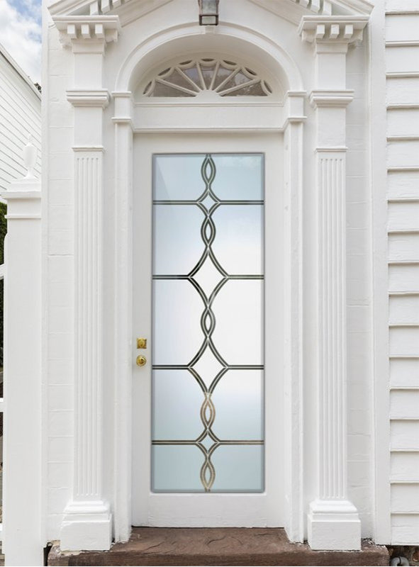 Front Doors - Diamond Beads Frosted Glass Design - 30" x 80 ...