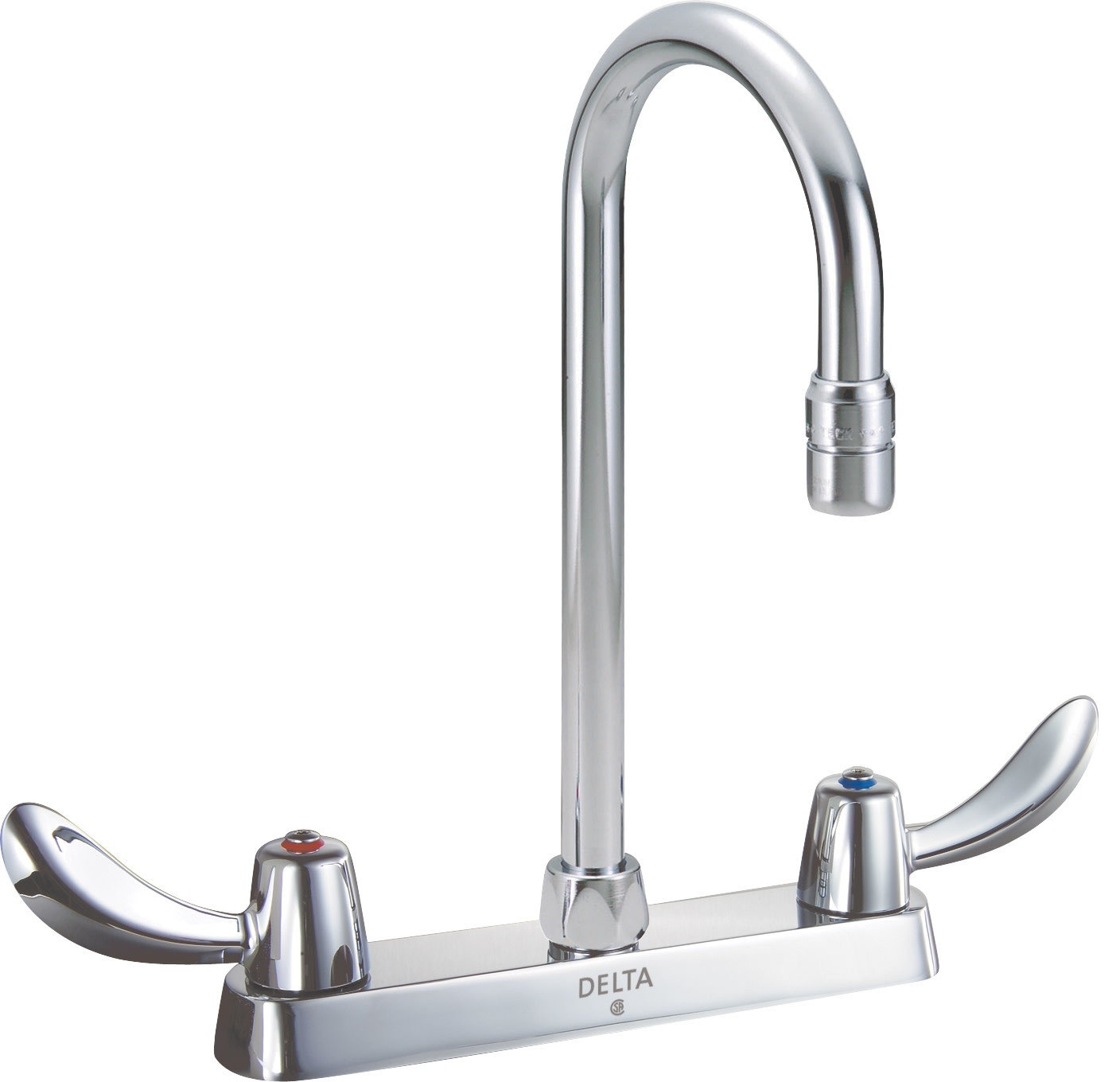 8" Cast Deck Mount Faucet - Contemporary - Bathroom Sink Faucets - by ...