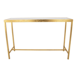 Takara Champagne & Gold Console Table - Contemporary - Console Tables ...