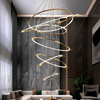 Akari Swirl Rings LED Chandelier Pendant Light - Modern - Chandeliers ...