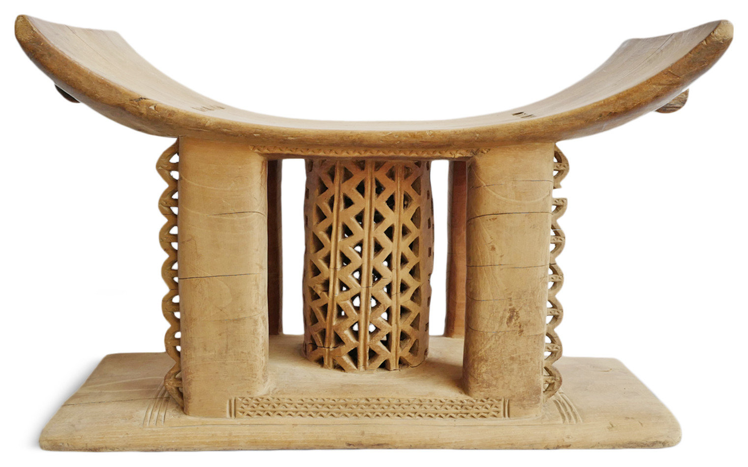 Consigned Vintage Asante Chief Stool - Mediterranean - Accent And ...