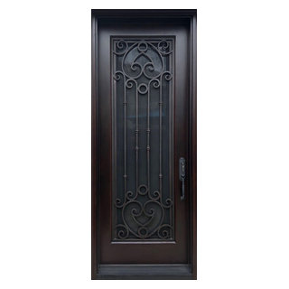 Forever Door, Exterior Front Entry Composite Door FRC05, 36"x80", Left ...