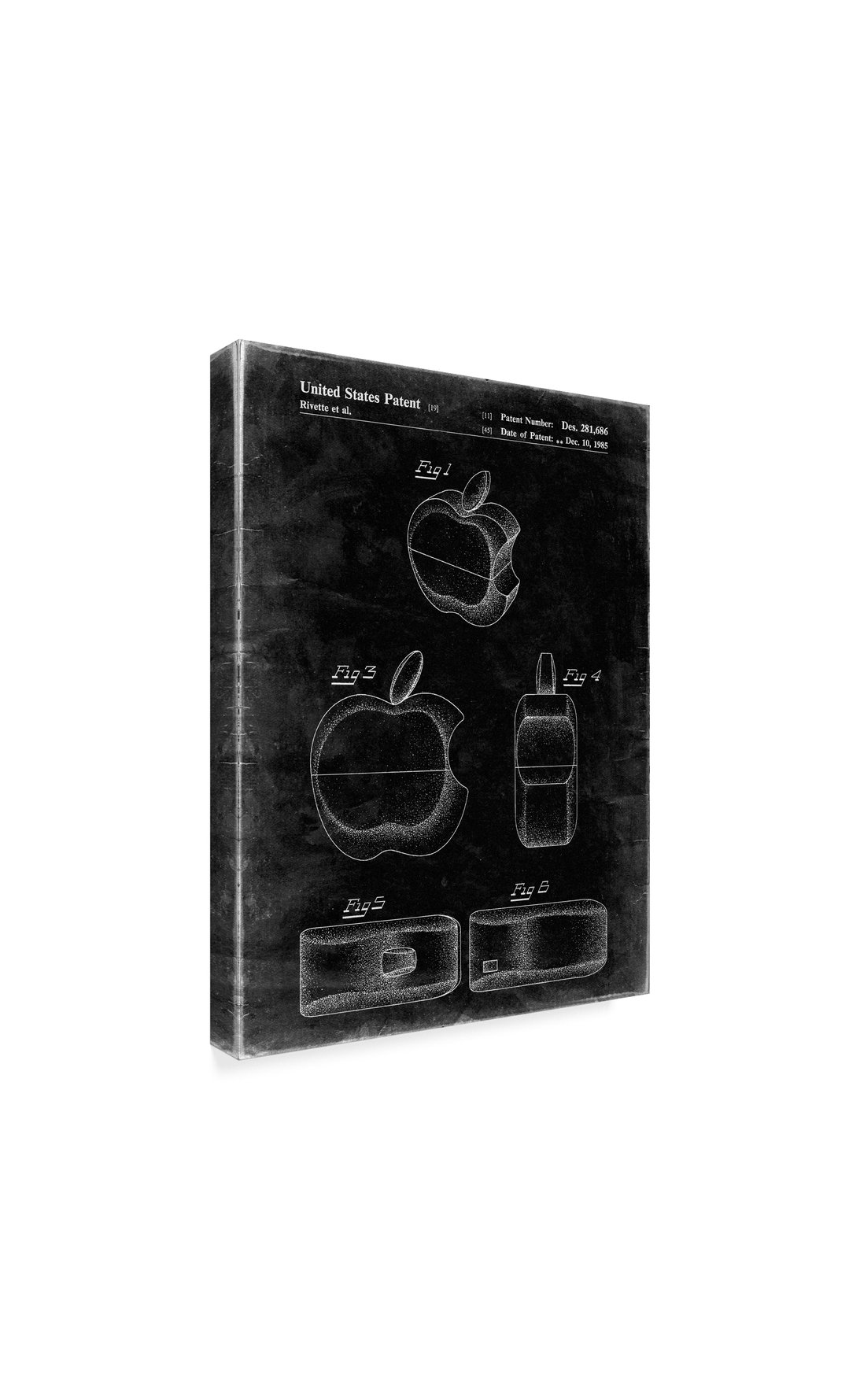 "Apple Logo" by Cole Borders, Canvas Art, 24"x18" - Industrial - Prints ...