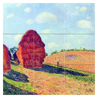 Tile Mural The straw rents Kitchen Bathroom Backsplash, 4.25" Ceramic ...