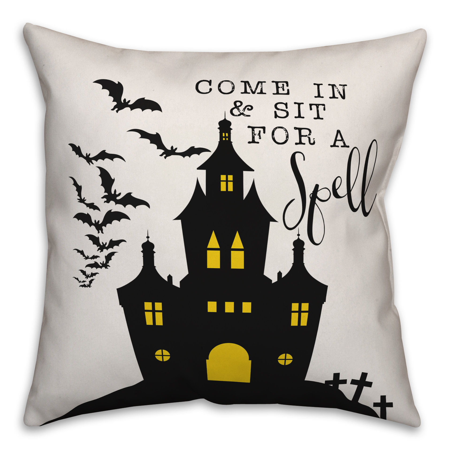 Come In And Sit For A Spell 20"x20" Indoor/Outdoor Pillow ...