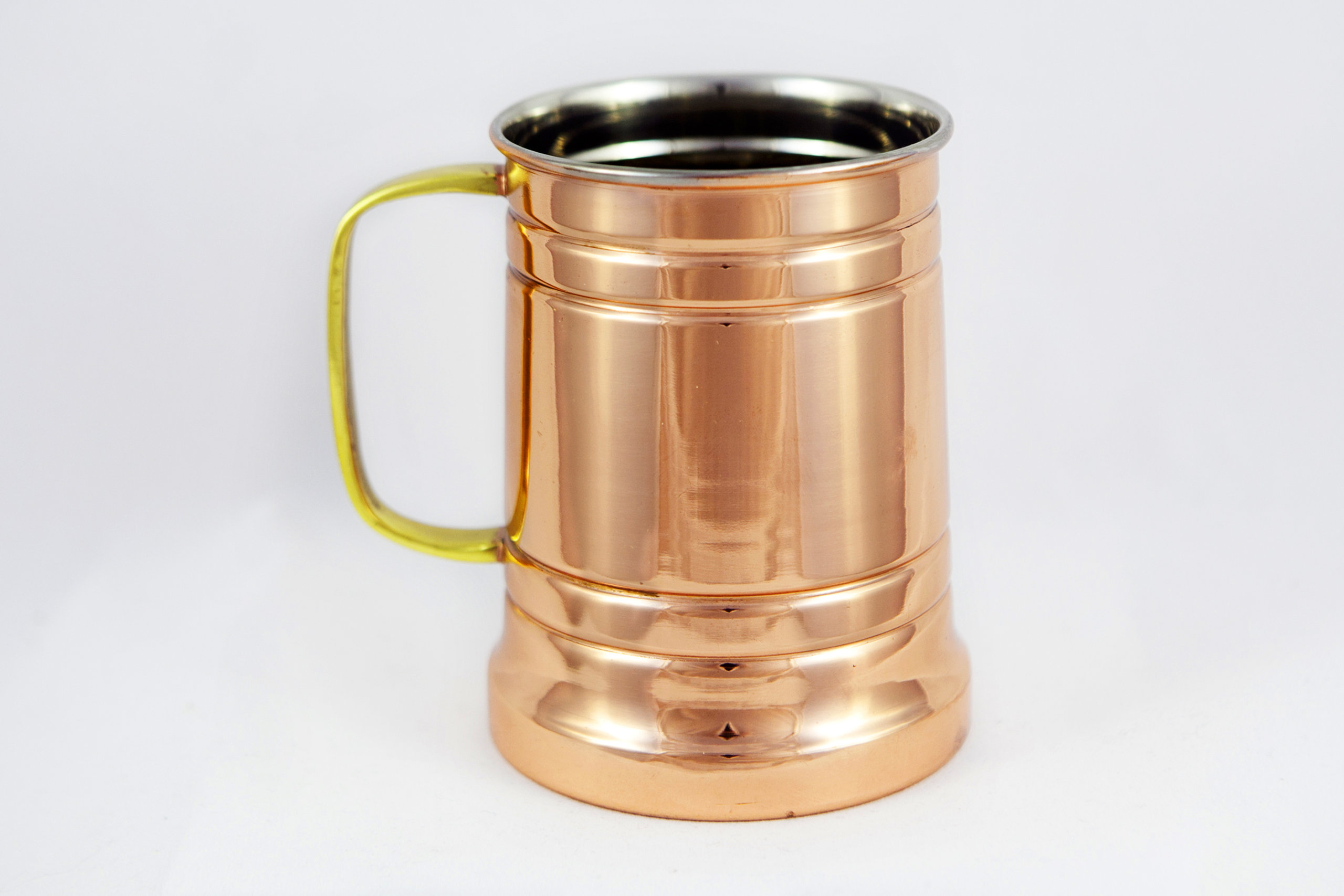 Authentic Copper Beer Stein - Traditional - Beer Glasses - by Alchemade ...