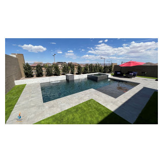 20 Pool Designs Under 600 sq ft - Pool - Las Vegas - by Paragon Pools ...