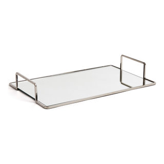 Covina Decorative Tray, Small, 17.5x10.75x2.5 - Transitional - Serving ...