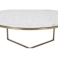 Lova Coffee Table, Antique Brass - Contemporary - Coffee Tables - by ...