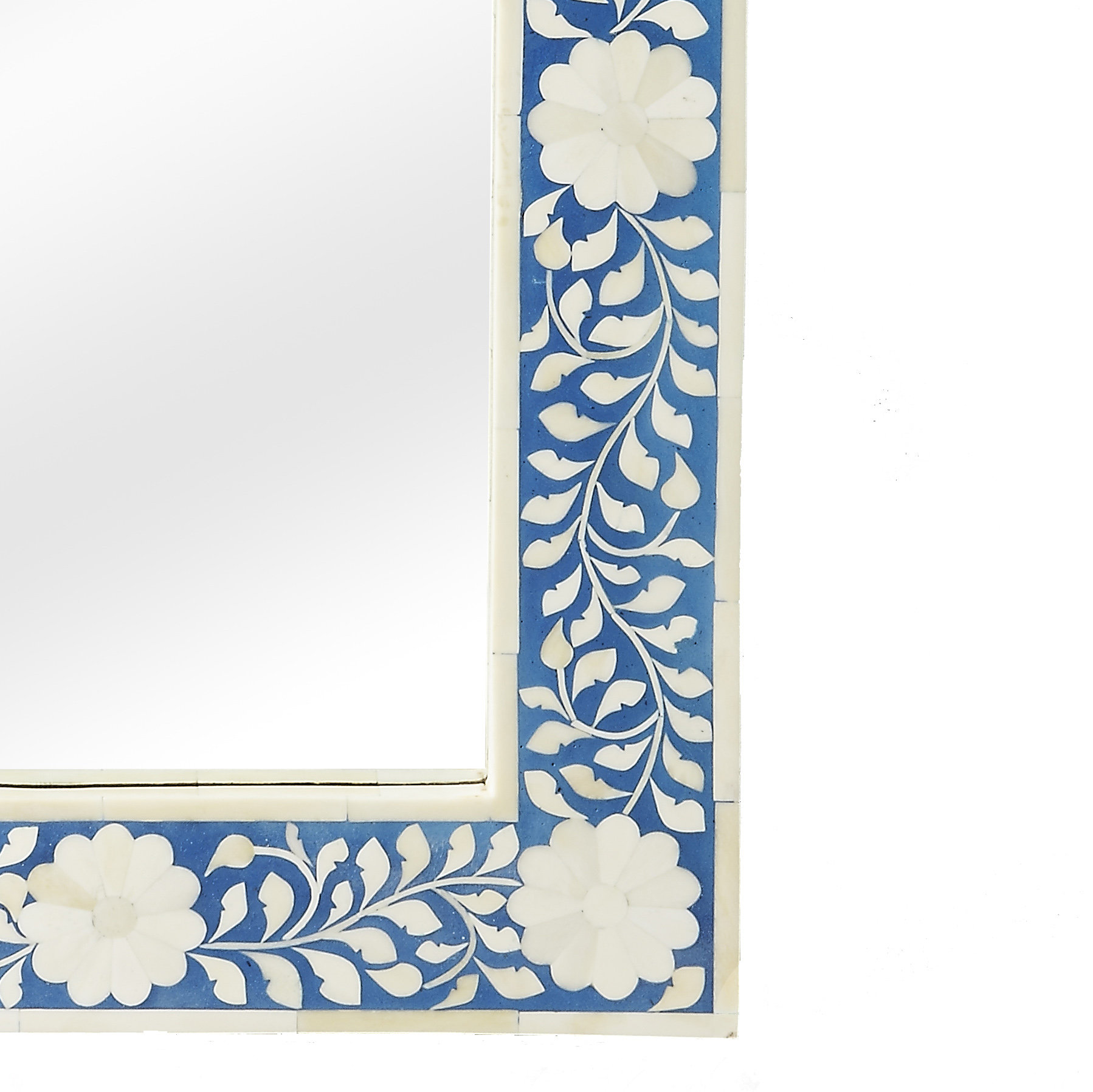 Vivienne Bone Inlay Wall Mirror - Mediterranean - Wall Mirrors - by ...