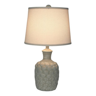 Weathered Sisal Seashell Table Lamp - Beach Style - Table Lamps - by ...