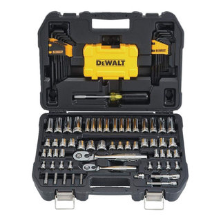 DeWALT Mechanics 108 Piece Tool and Socket Set - Traditional - Hand ...