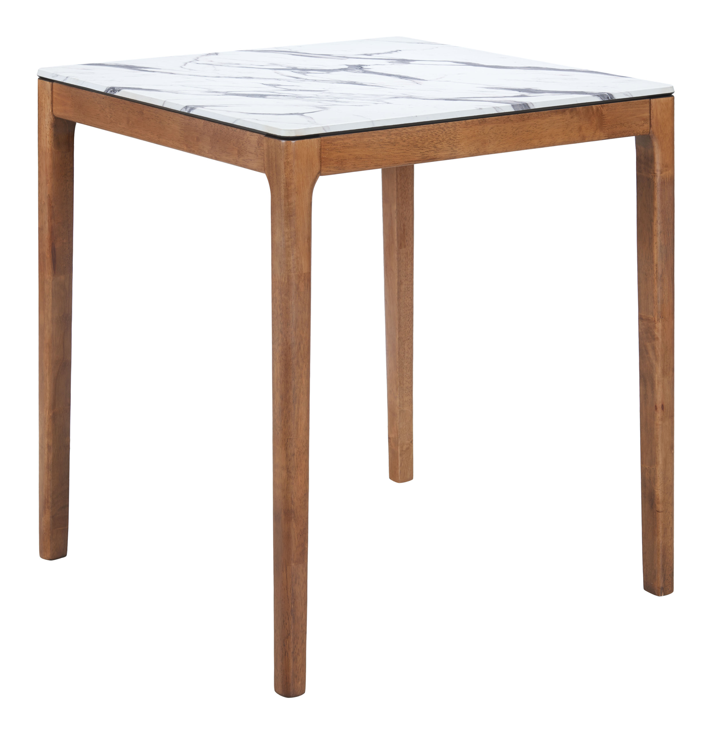 Eva Counter Table White - Transitional - Indoor Pub And Bistro Tables ...