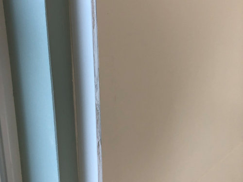 what do you fill miter joint (tile) with