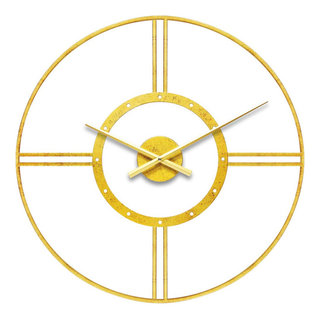Astro Wall Clock, 24" - Contemporary - Wall Clocks - by Infinity ...