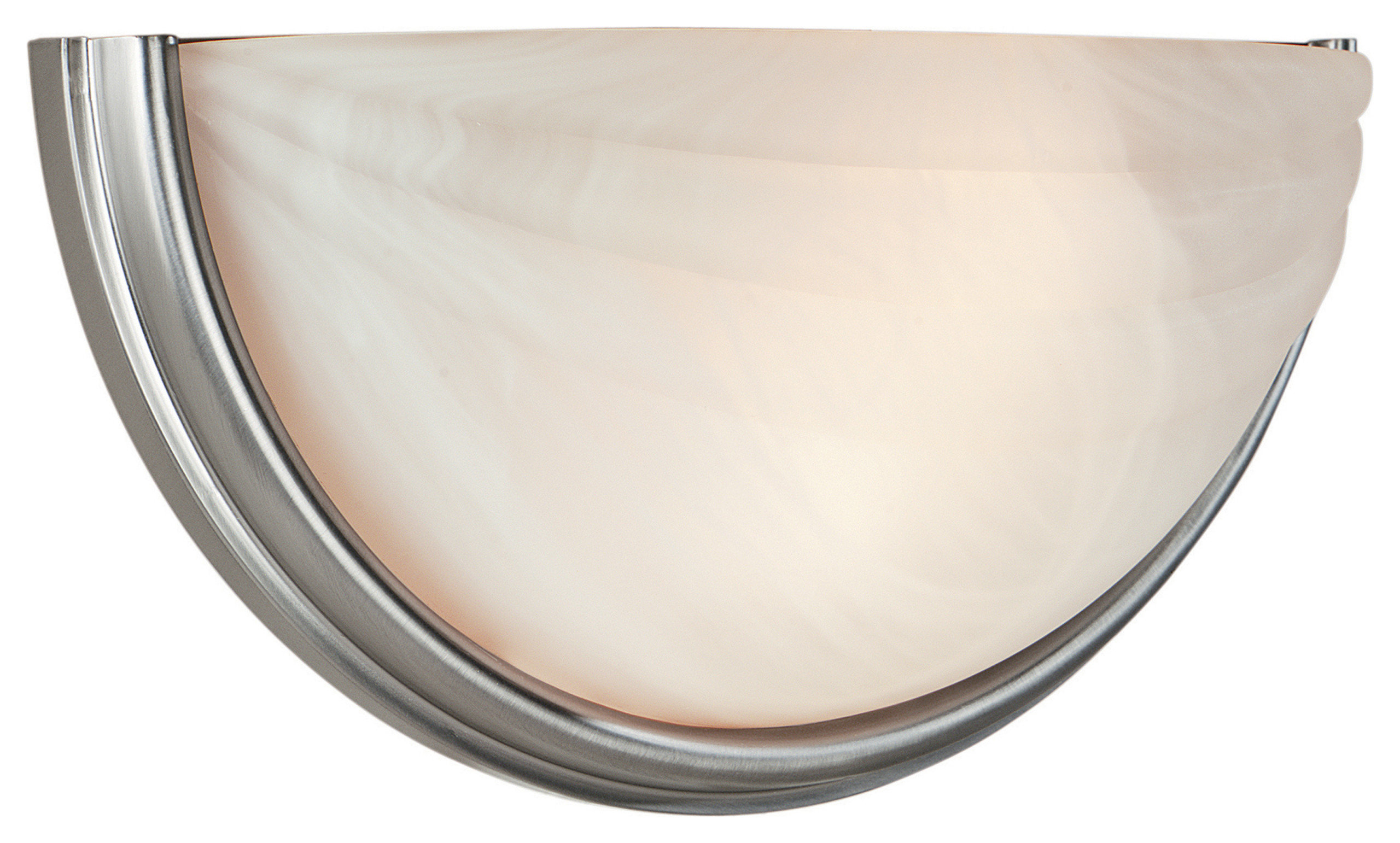 Crest Satin 2 Light LED Wall Light (20635LEDDLP-SAT/ALB) - Transitional ...