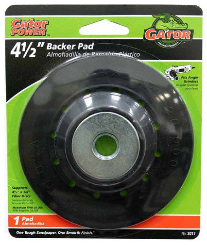 Gator® 3017 Fiber Disc Backer Pad, 4.5", 4.5” - Power Tools - by ...