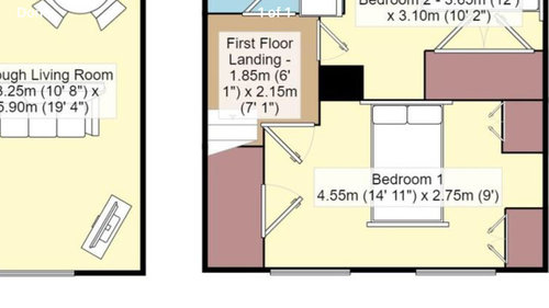 Awkward bedroom layout | Houzz UK