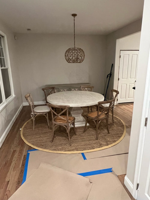 Round table round rug?