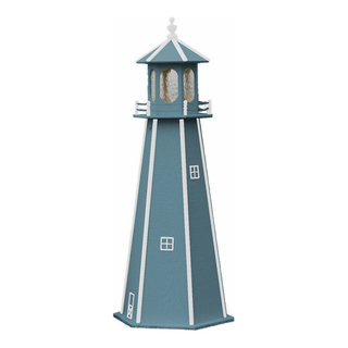 Standard Lighthouse, 6 Foot - Beach Style - Garden Statues And Yard Art ...