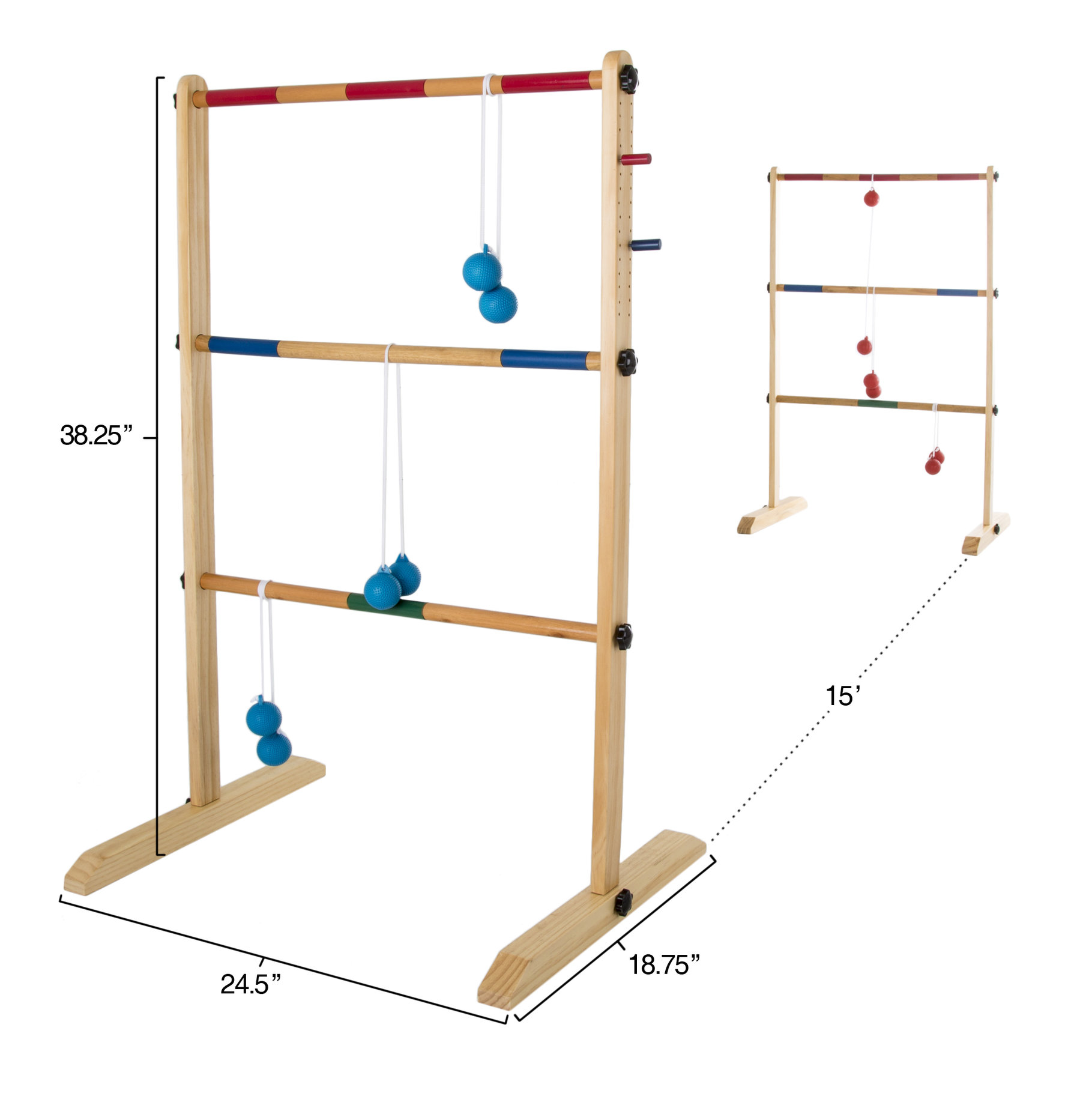 Ladder Toss Game Outdoor Set Great Backyard Activity for BBQ or ...