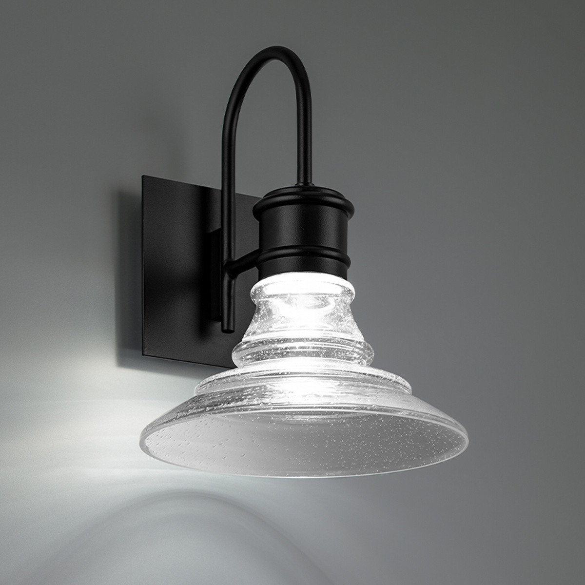 Nantucket LED Outdoor Wall Light in Black - Traditional - Outdoor Wall ...