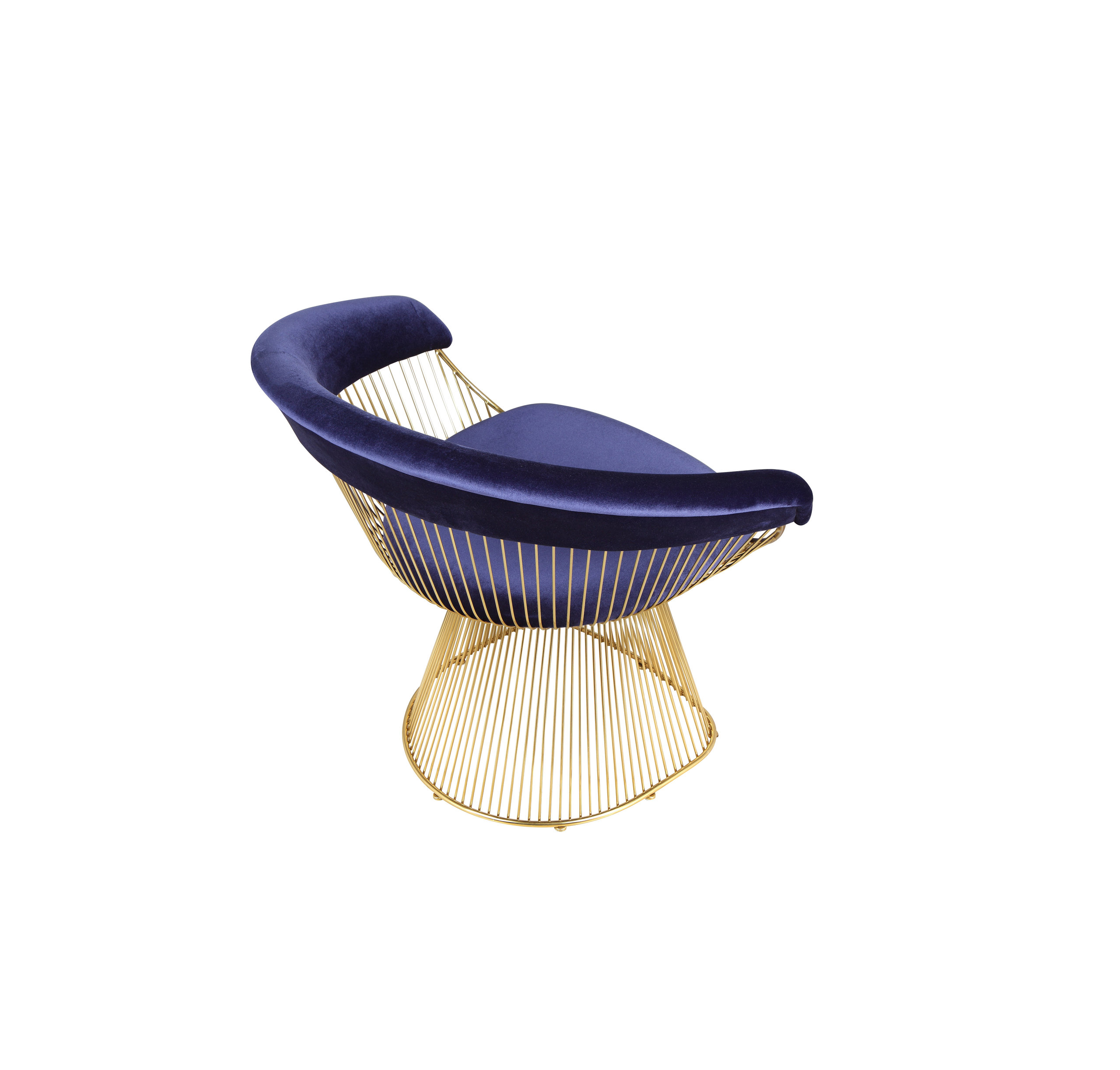 Fern Wire Arm Chair Gold - Contemporary - Armchairs And Accent Chairs ...