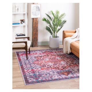 Unique Loom Renaissance Roma Area Rug, 5' 3 x 5' 3 Square ...