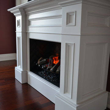 Herringbone Brick Firebox - Photos & Ideas | Houzz