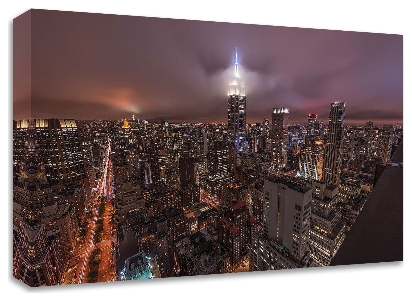 "Empire Clouds" by Bruce Getty, Print on Canvas, 21"x14", 21 x 14 ...