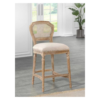 Wilbrandt Stationary Bar Stool - French Country - Bar Stools And ...