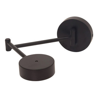 Generation swing arm LED wall lamp in black - Transitional - Swing Arm ...