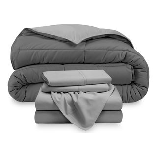 Bare Home Reversible Bed-in-a-Bag, Full - Transitional - Bedding - by ...