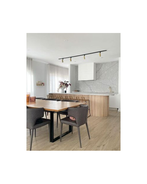 How to create a curved fluted island bench? | Houzz AU